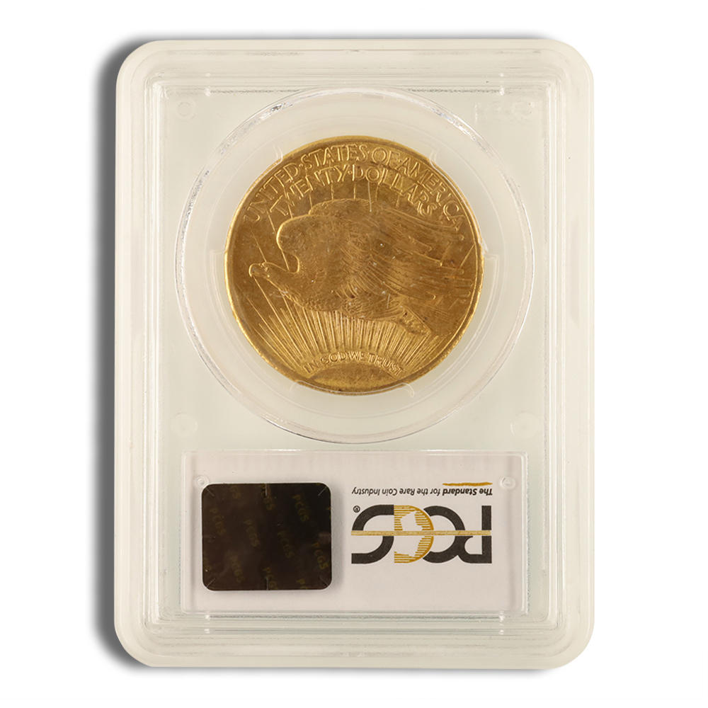 $20 Gold Saint-Gaudens Double Eagle – PCGS MS61 – Atlas Bullion