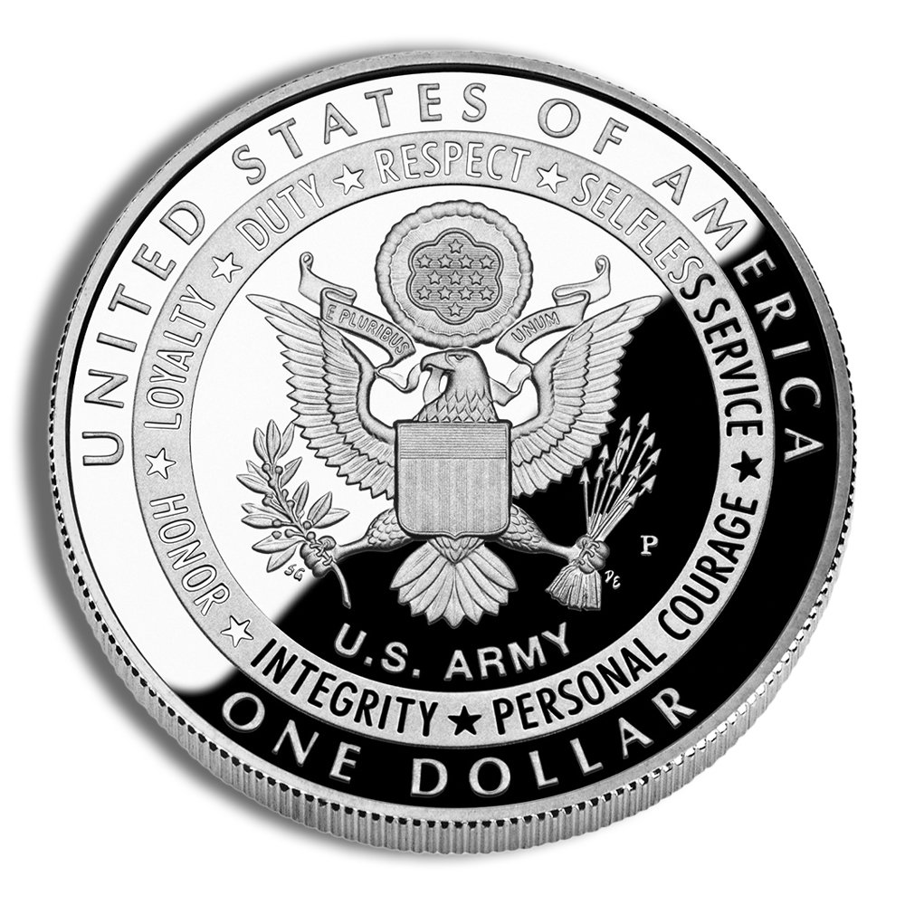 2011-P $1 US Army Silver Commemorative – Proof – Atlas Bullion