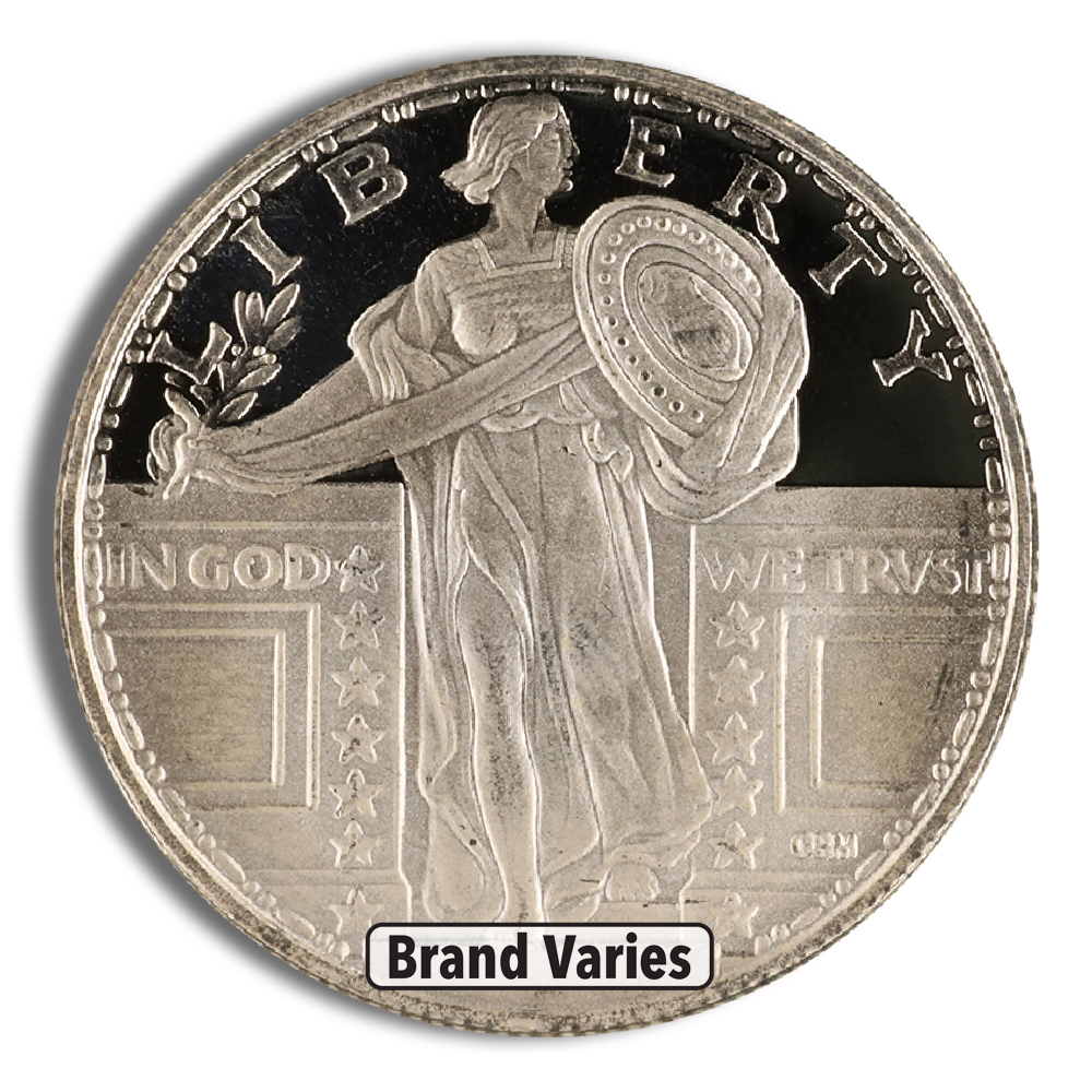 1/4 Oz Silver Round - Brand Varies | Atlas Bullion