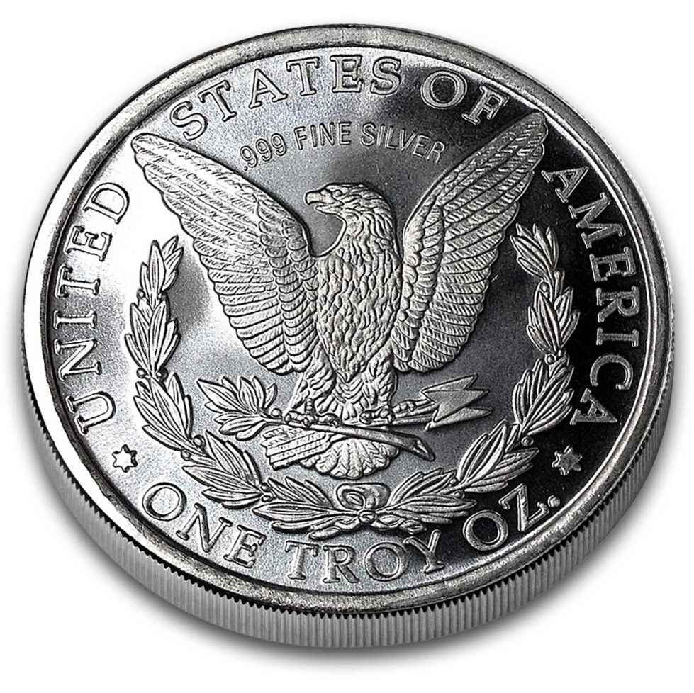 1 oz Silver Round – Morgan Dollar – Atlas Bullion
