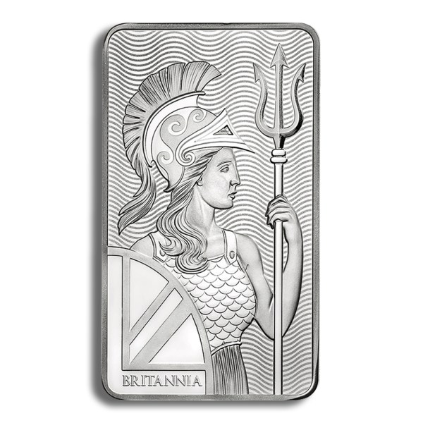 100 oz Silver Bar – Britannia – Atlas Bullion