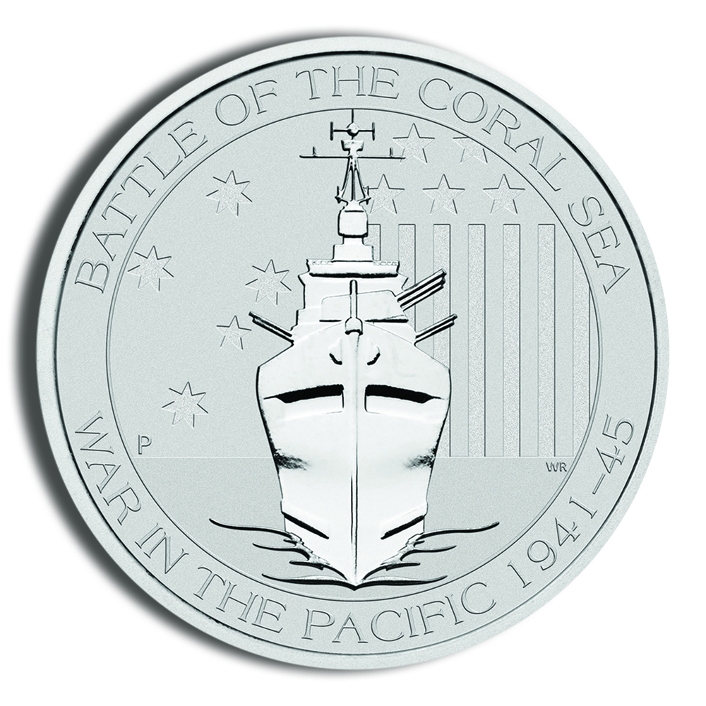 2015 1/2 Oz Australian Battle Of The Coral Sea Silver Coin | Atlas Bullion