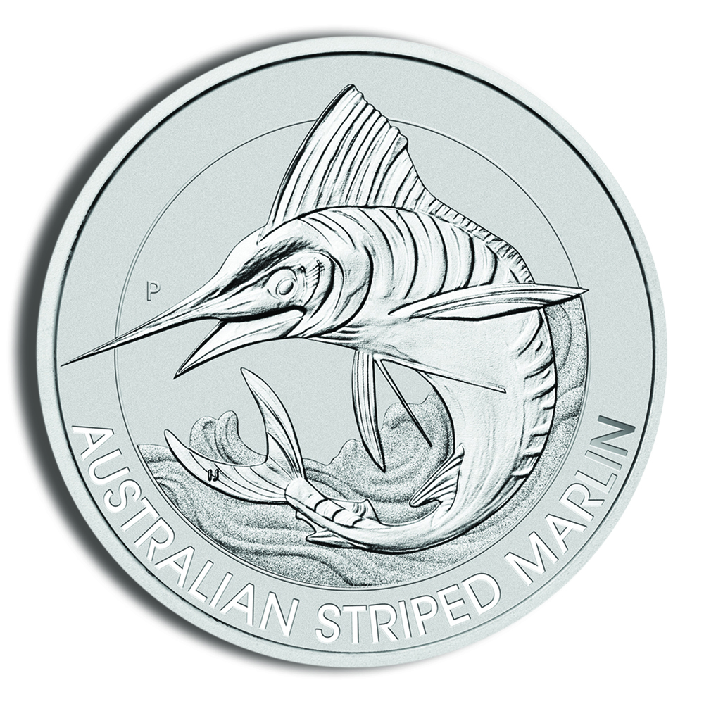2020 1.5 oz Australian Striped Marlin Silver Coin – Atlas Bullion