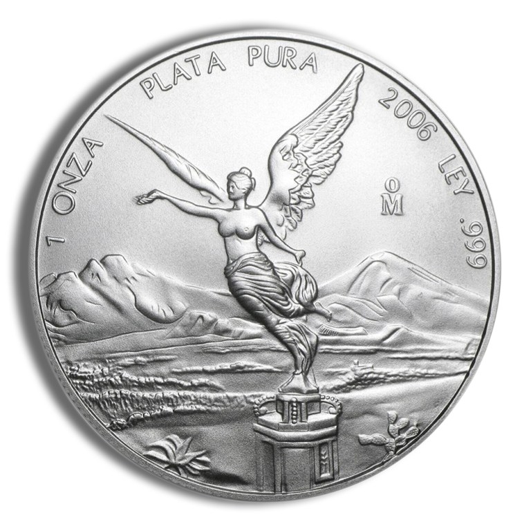 2006 1 oz Silver Mexican Libertad – BU – Atlas Bullion