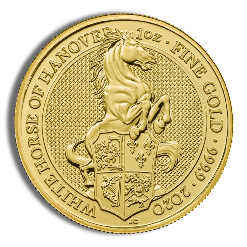 2020 1 oz Great Britain Queen’s Beast Gold Coin – White Horse – Atlas ...