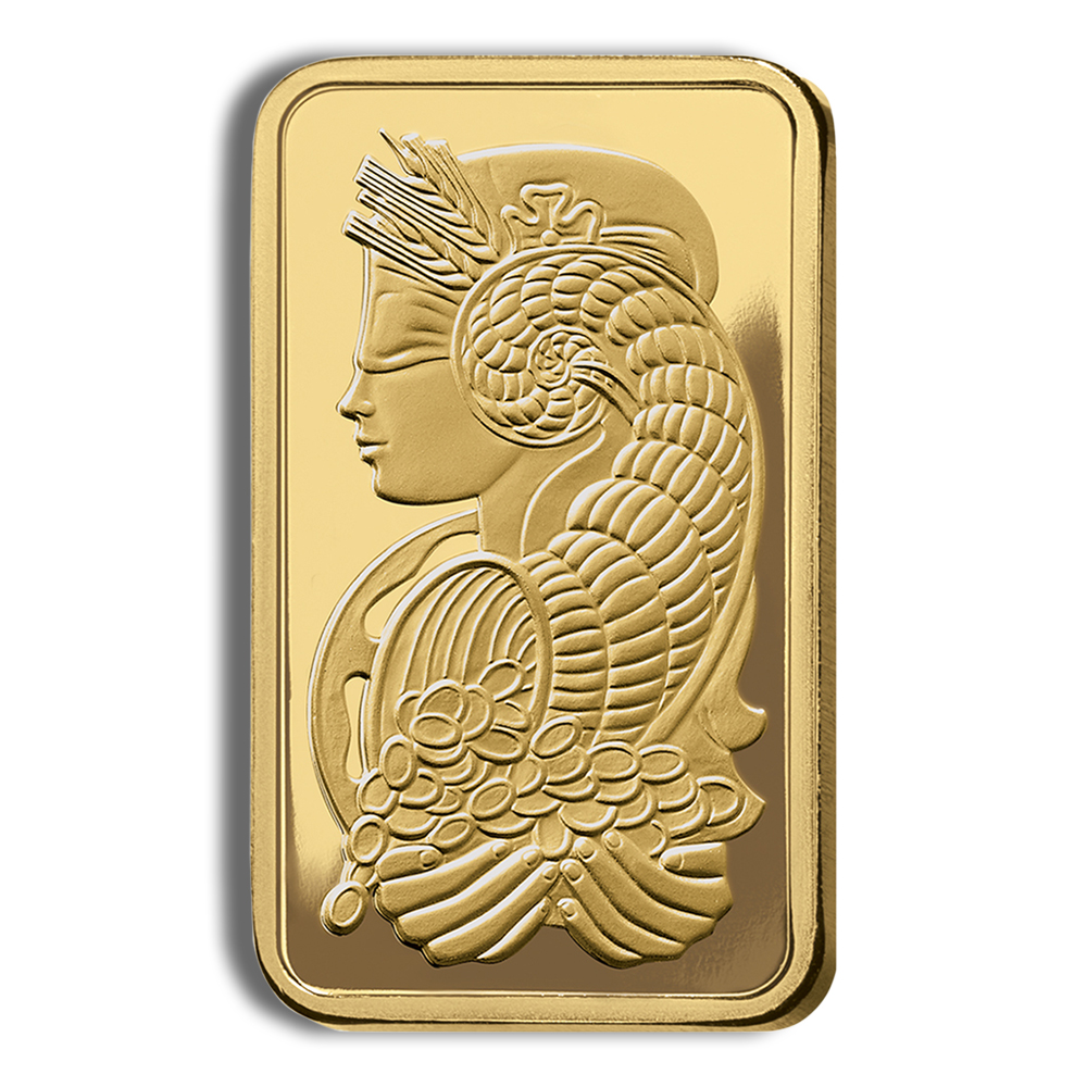1 gram Gold Bar – PAMP Fortuna (Carded) – Atlas Bullion