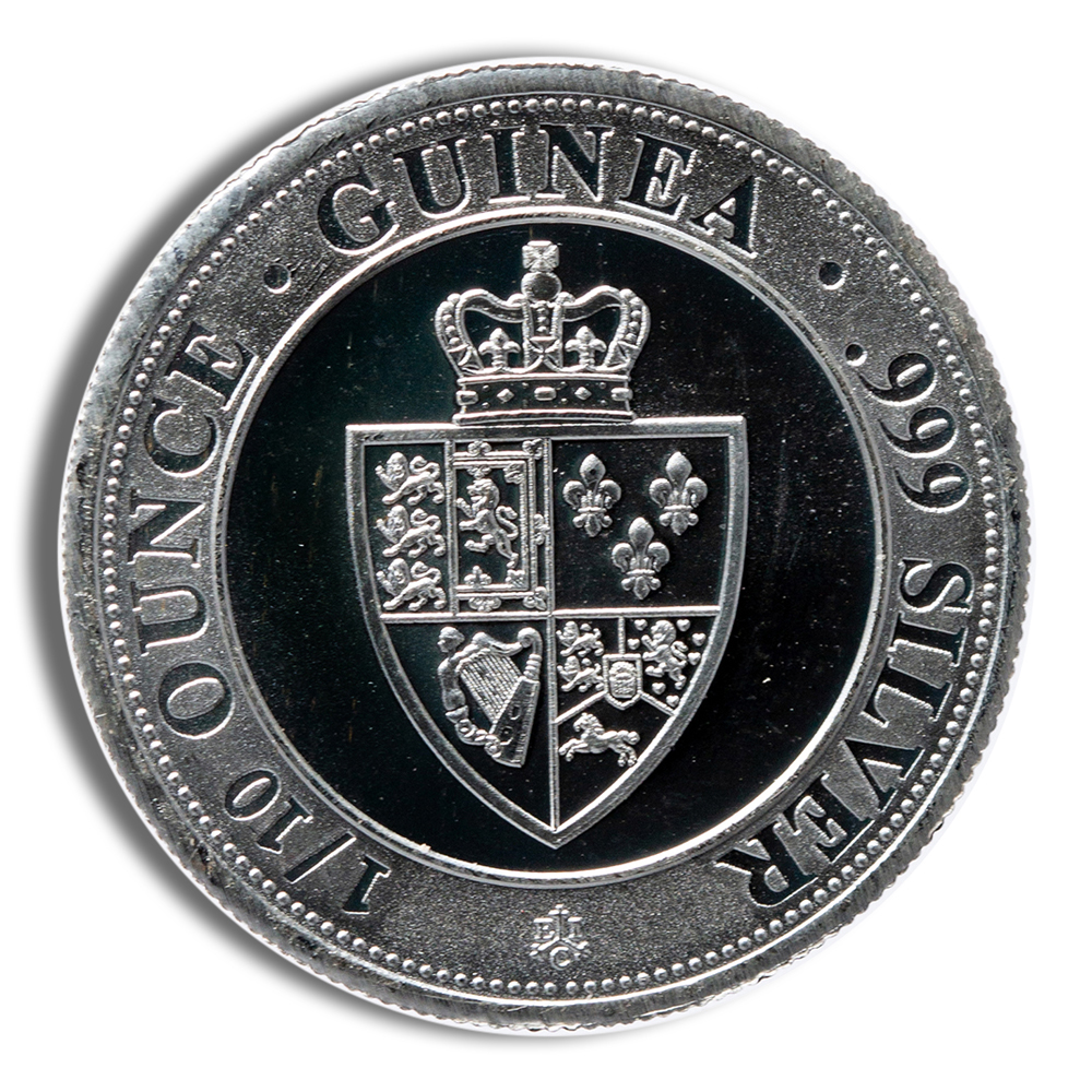 1/10 oz St. Helena Spade Guinea Shield Silver Coin (Year Varies ...