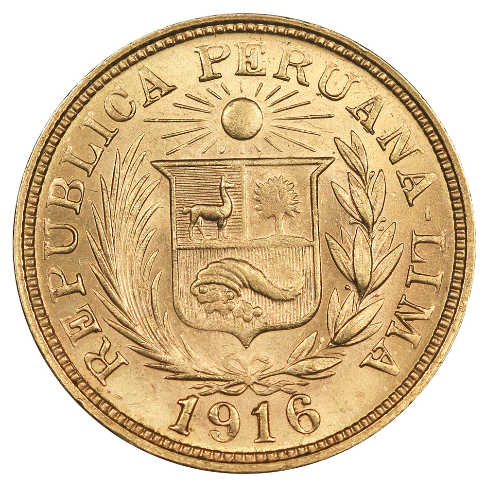 Peru 1 Libra Gold Coin | Atlas Bullion