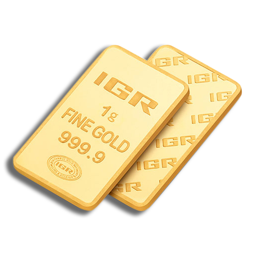1 gram Gold Bar – IGR Metals (Carded) – Atlas Bullion