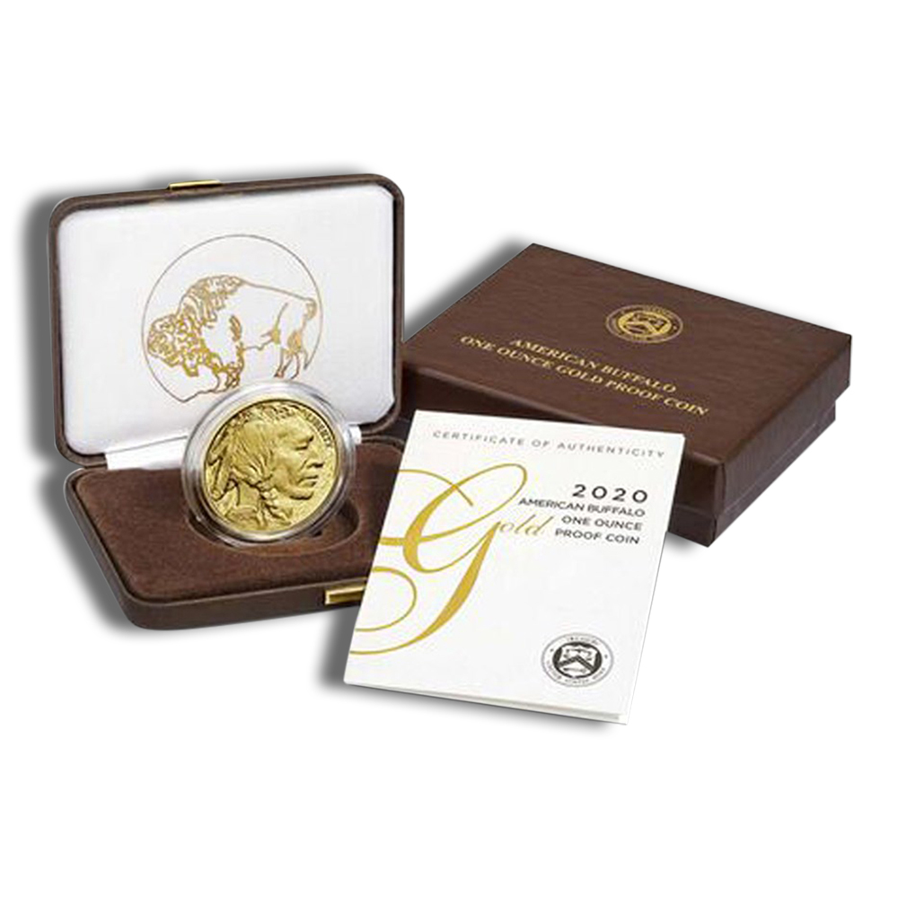 2020-W 1 oz Proof Gold Buffalo (w/Box & COA) – Atlas Bullion