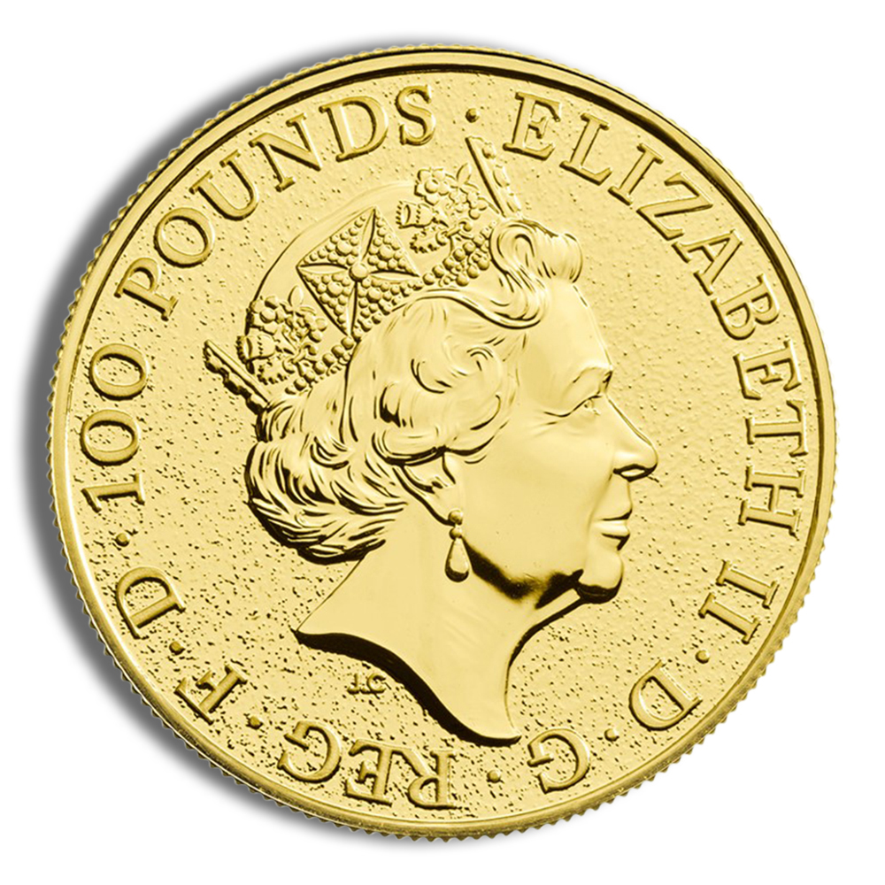 2018 1 Oz Great Britain Queen's Beast Gold Coin - Bull | Atlas Bullion