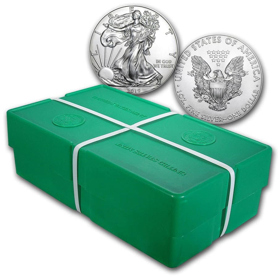2019 Silver American Eagle – BU – Monster Box – Atlas Bullion