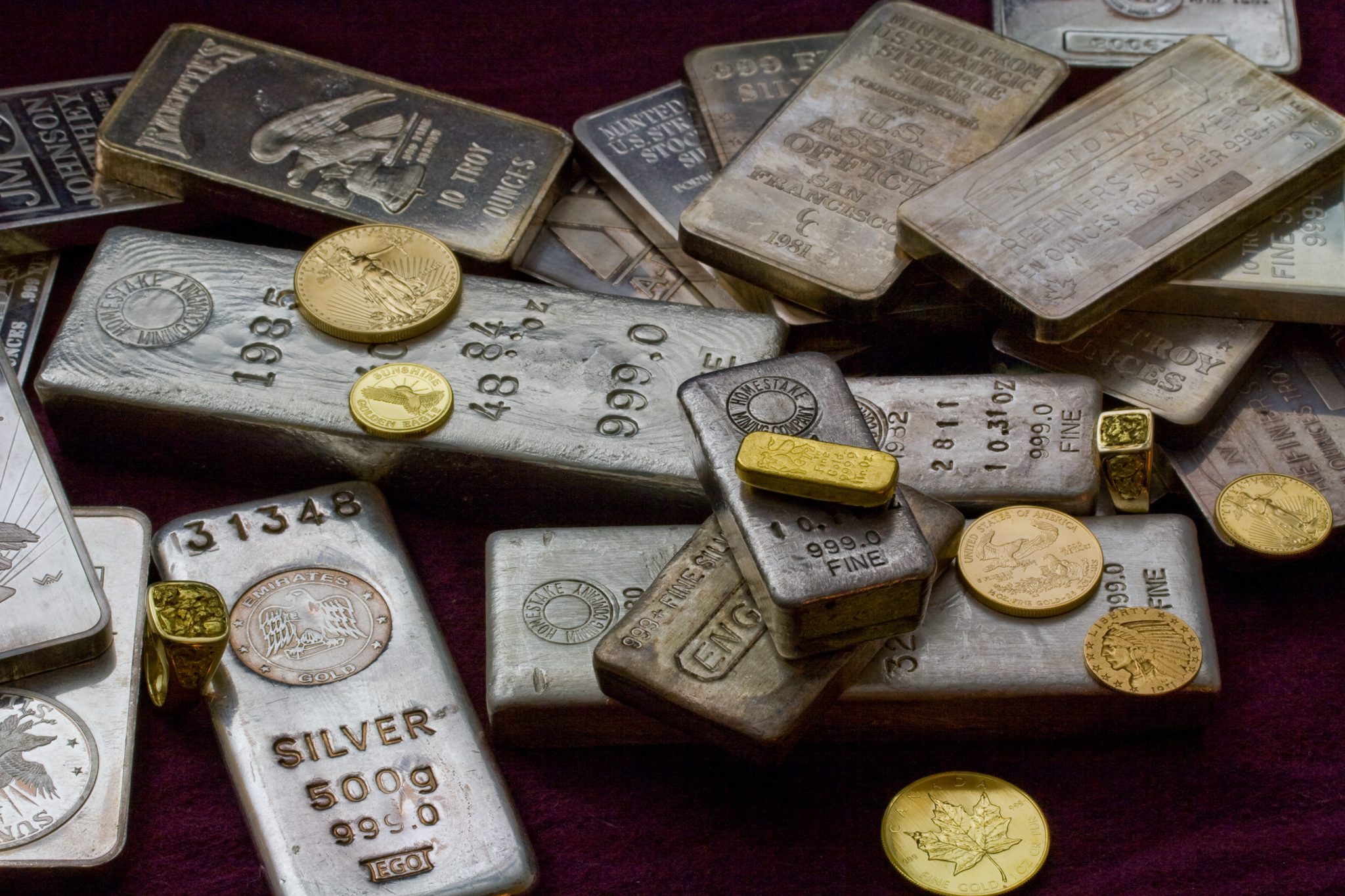 Gold and Silver Bullion – Bars, Ingots, Coins and Gold Rings – Atlas ...