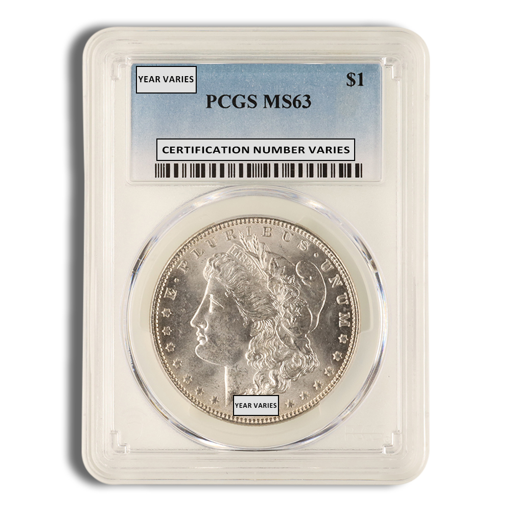 Pre-1921 Morgan Dollar – PCGS MS63 – Atlas Bullion