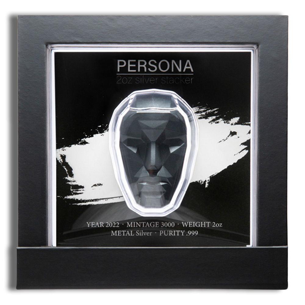 2 oz Silver South Korea Persona Dark Stacker – Atlas Bullion